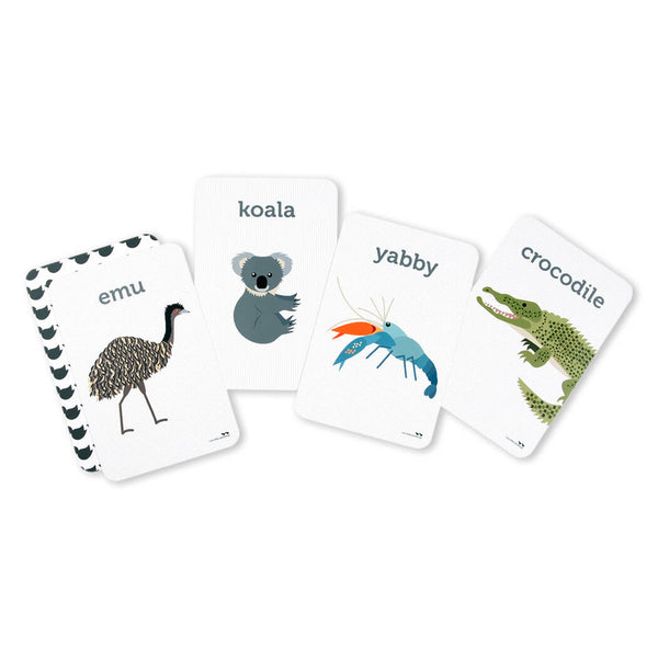 Aussie Animals Flash Cards Australian Gifts for Kids - Bits of Australia