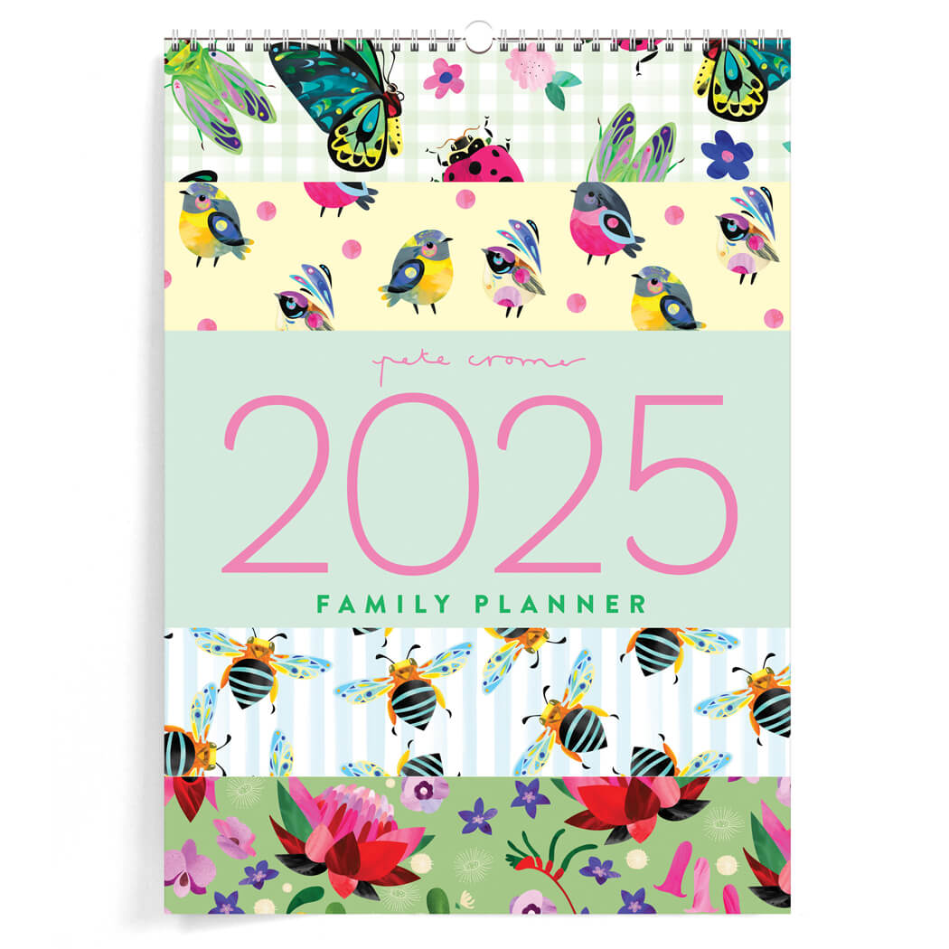 2025 Pete Cromer Family Planner Australian for Families - Bits of Australia