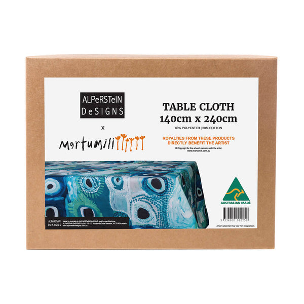 Australia Souvenirs Aboriginal Art Table Cloth by May Wokka Chapman ...