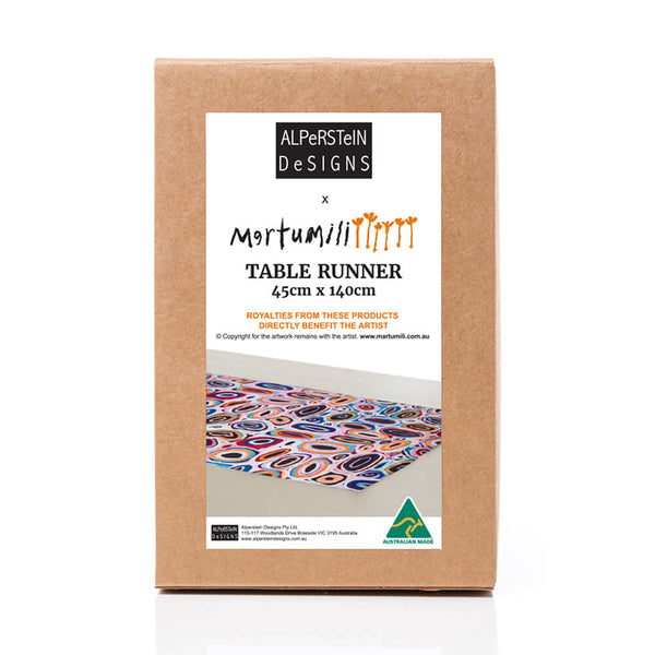 Australia Souvenirs Aboriginal Art Table Runner by Gladys Kuru Bidu ...