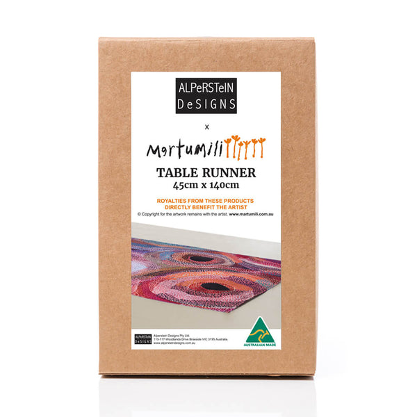 Australia Souvenirs Aboriginal Art Table Runner by Marianne Burton ...