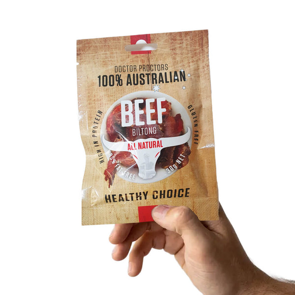Healthy Choice Beef Biltong 30g - Bits of Australia