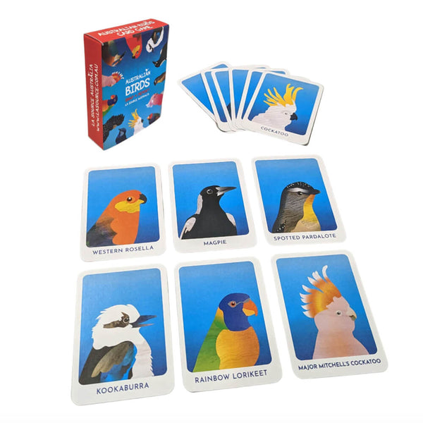 Australian Gifts for the Family Memory & Snap Card Game Bird Theme ...