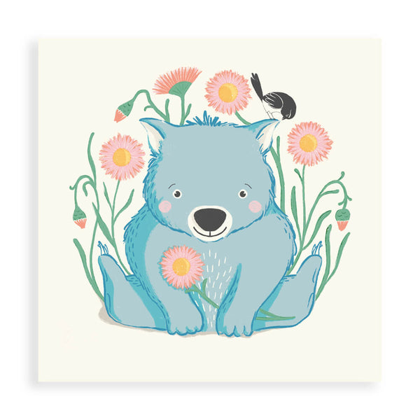 Greeting Cards Australia - Wombat Illustrated Card by Melanie Sharpe ...