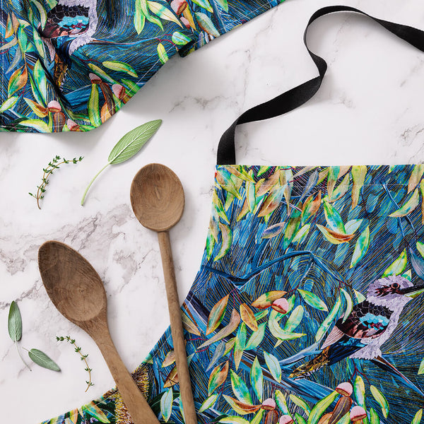 Kookaburra Apron Made in Australian from 100% Cotton - Bits of Australia