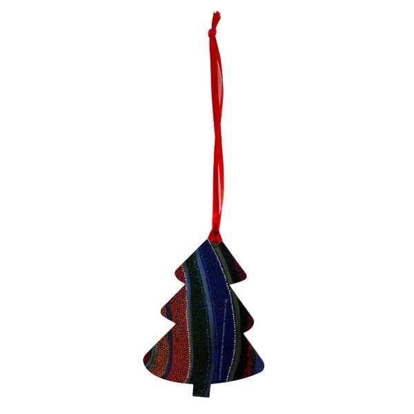 Aboriginal Art Christmas Decoration - Australian Made - Bits of Australia