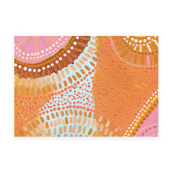 Aboriginal Gifts Australian Made Folded Wrapping Paper - Bits of Australia