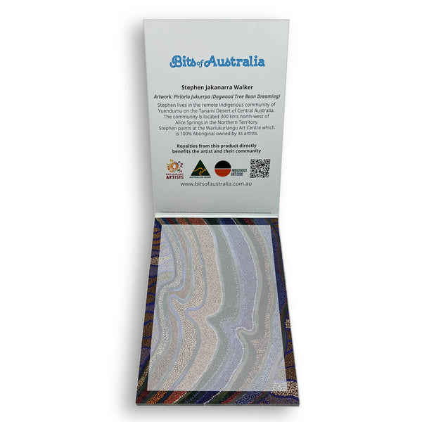 Aboriginal Gifts A5 Notepad Australian Made Stephen Jakamarra Walker ...